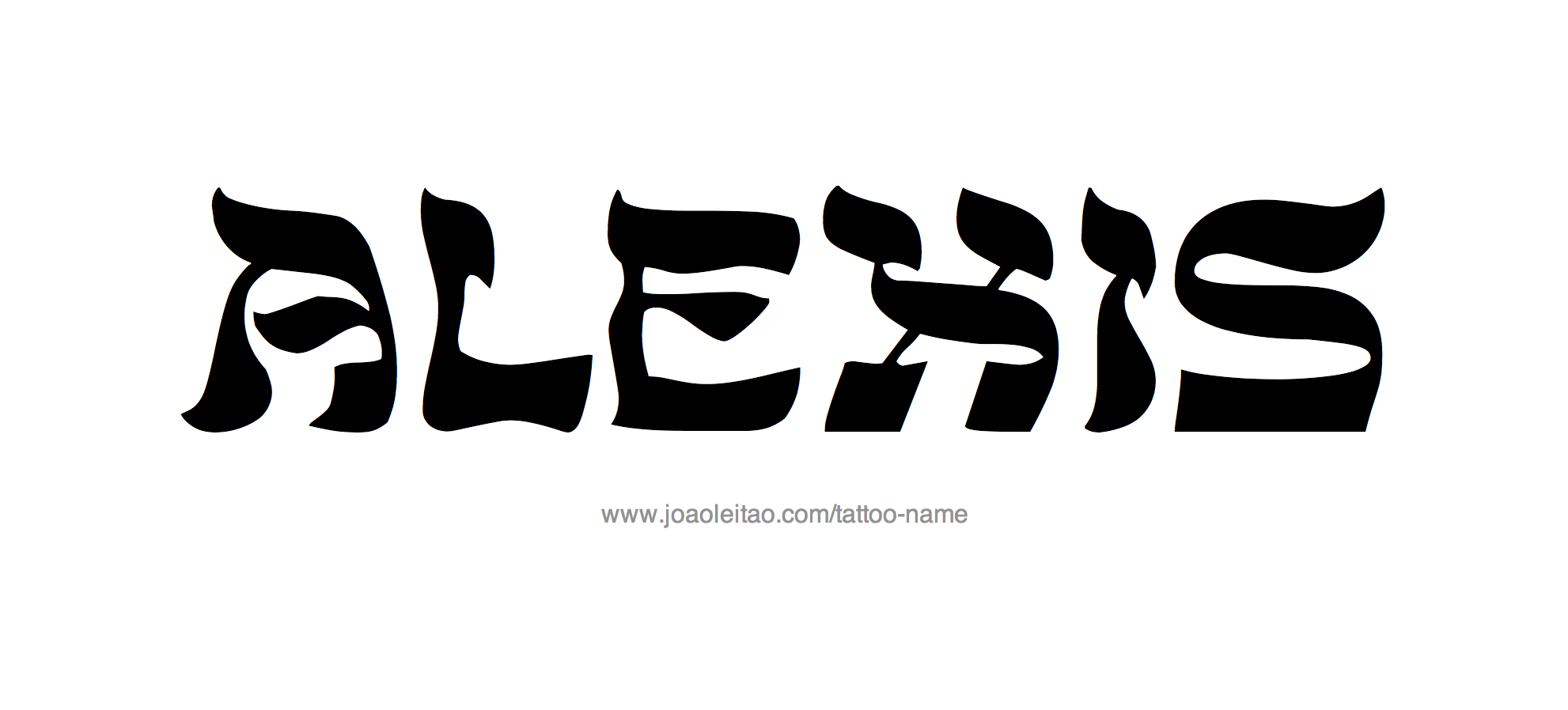 Alexis Name Tattoo Designs