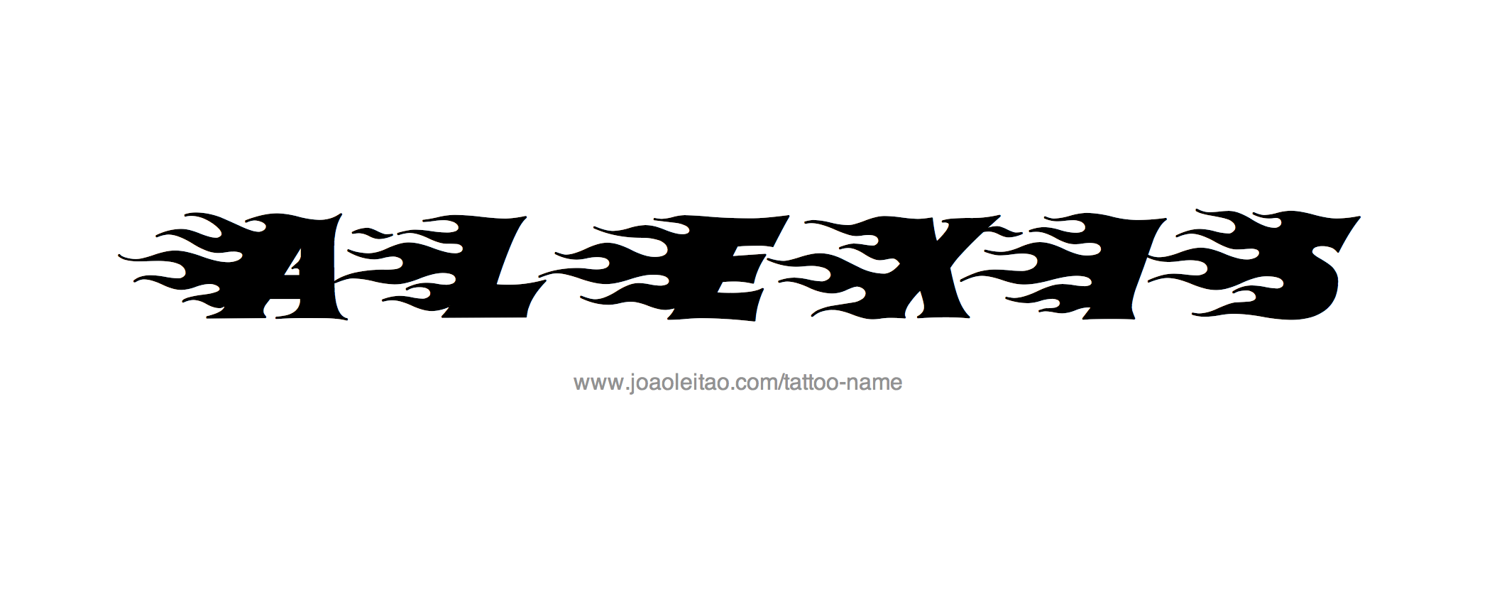 Alexis Name Tattoo Designs