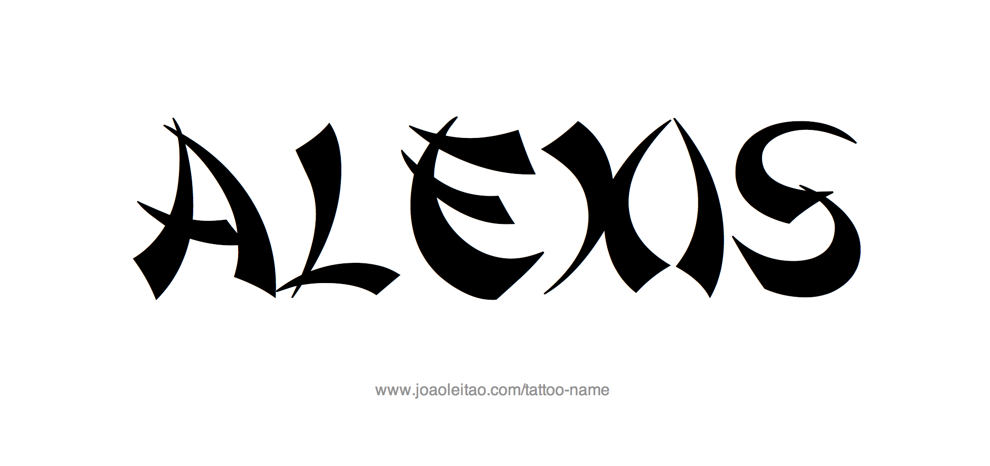 Alexis Name Tattoo Designs