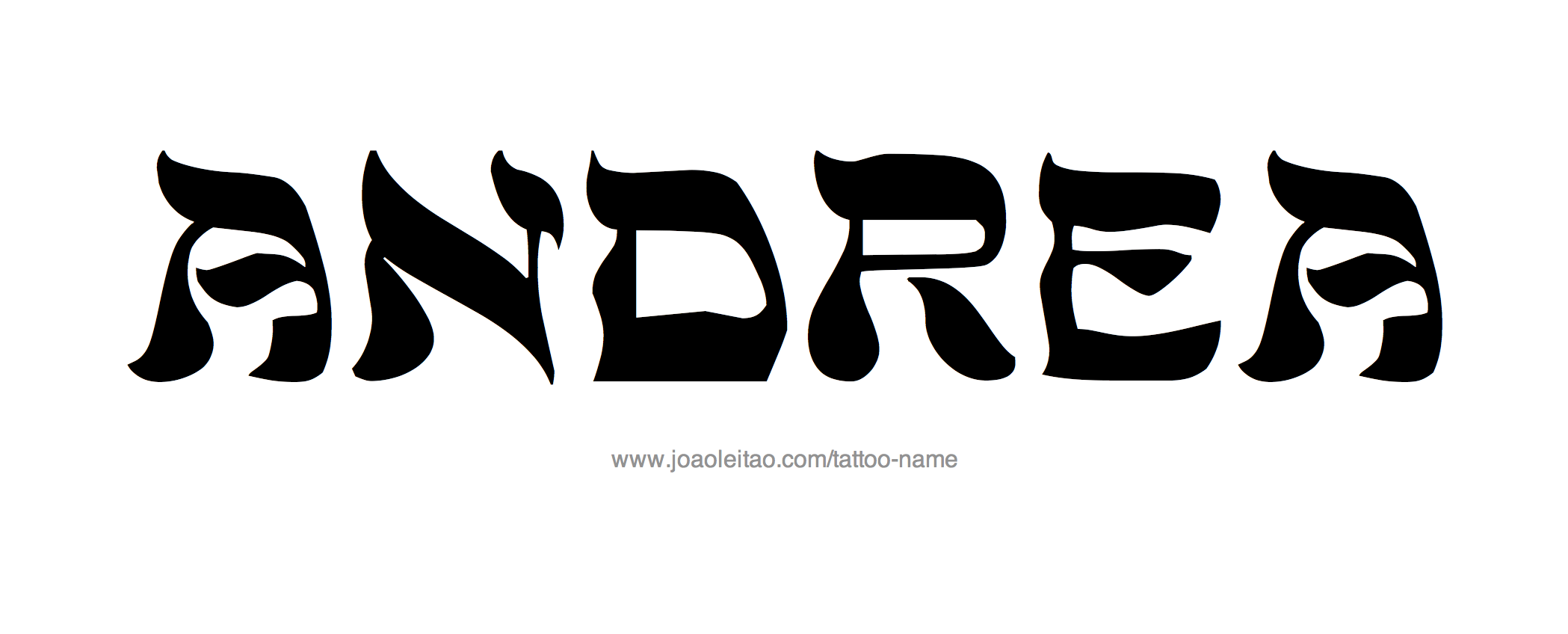 Andrea Name Tattoo Designs