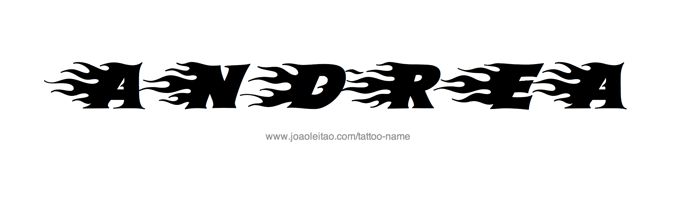 Andrea Name Tattoo Designs
