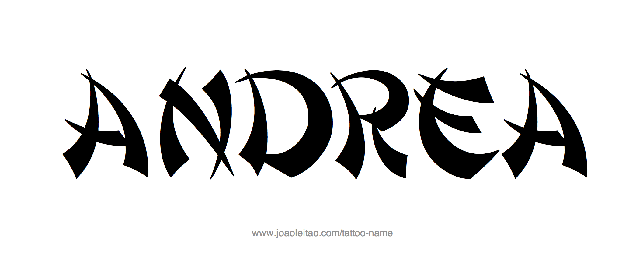 Andrea Name Tattoo Designs