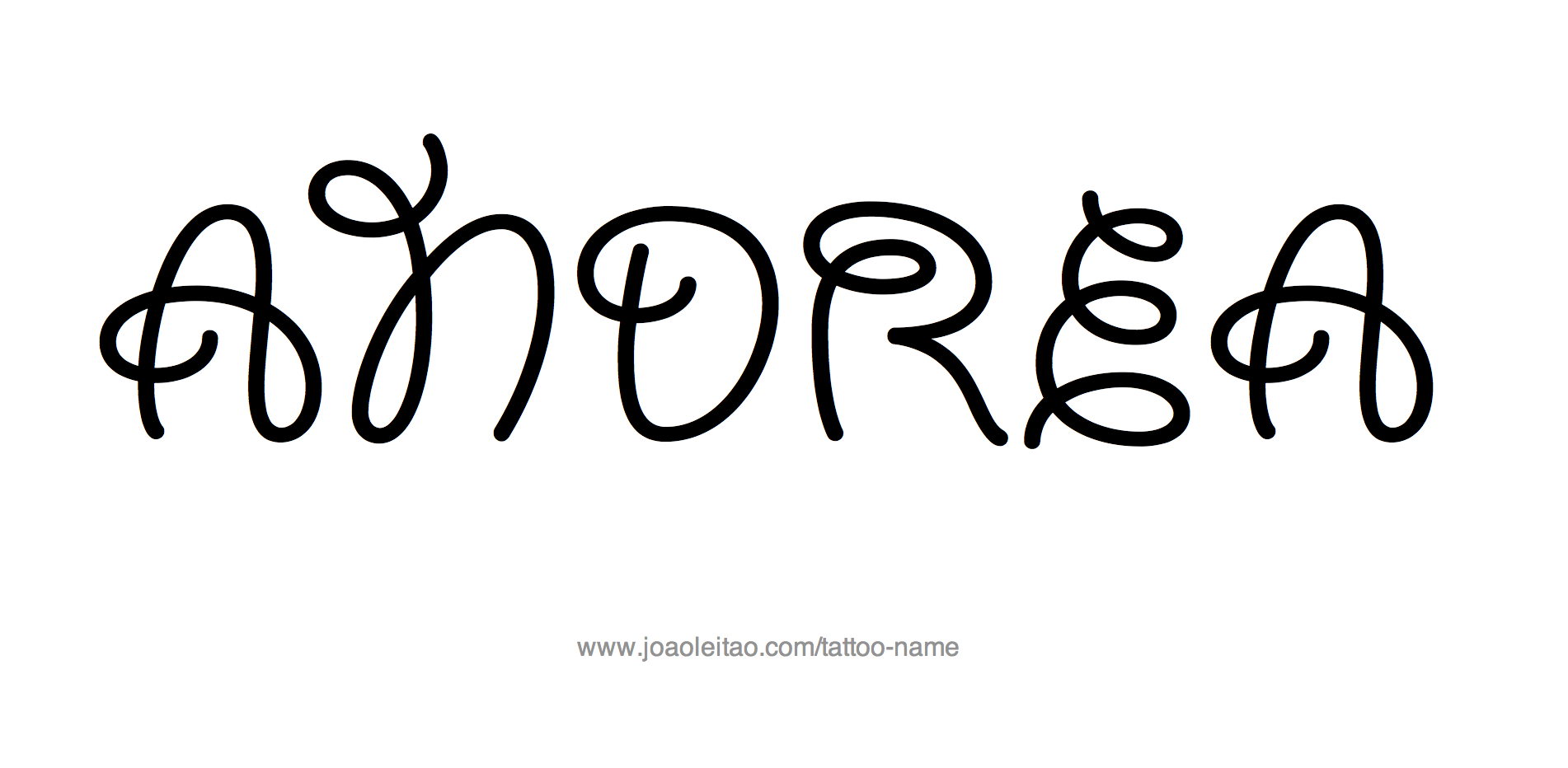 Andrea Name Tattoo Designs