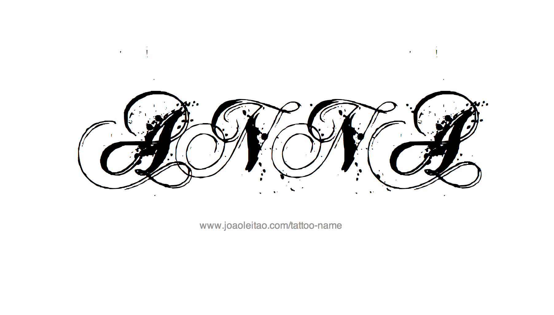 Anna Name Tattoo Designs