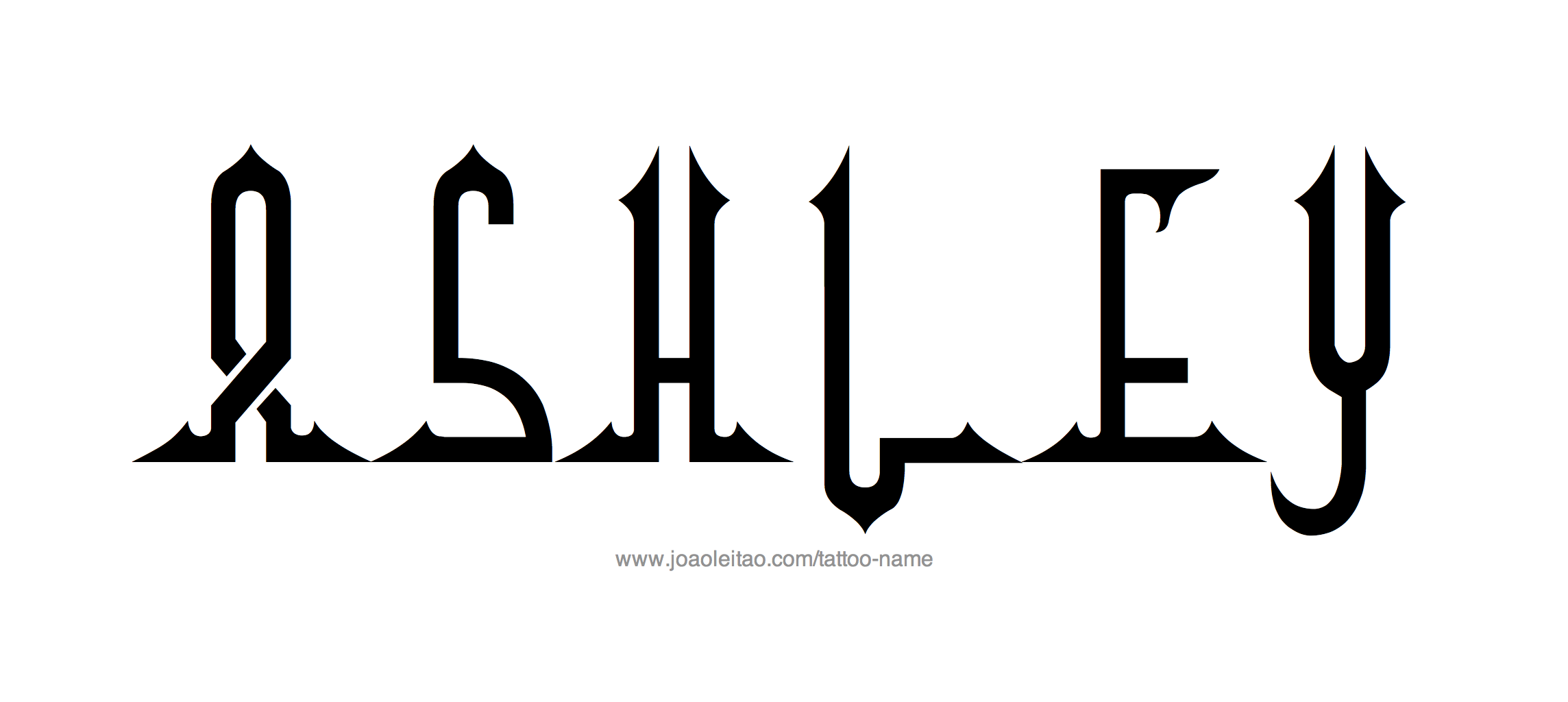 Ashley Name Tattoo Designs