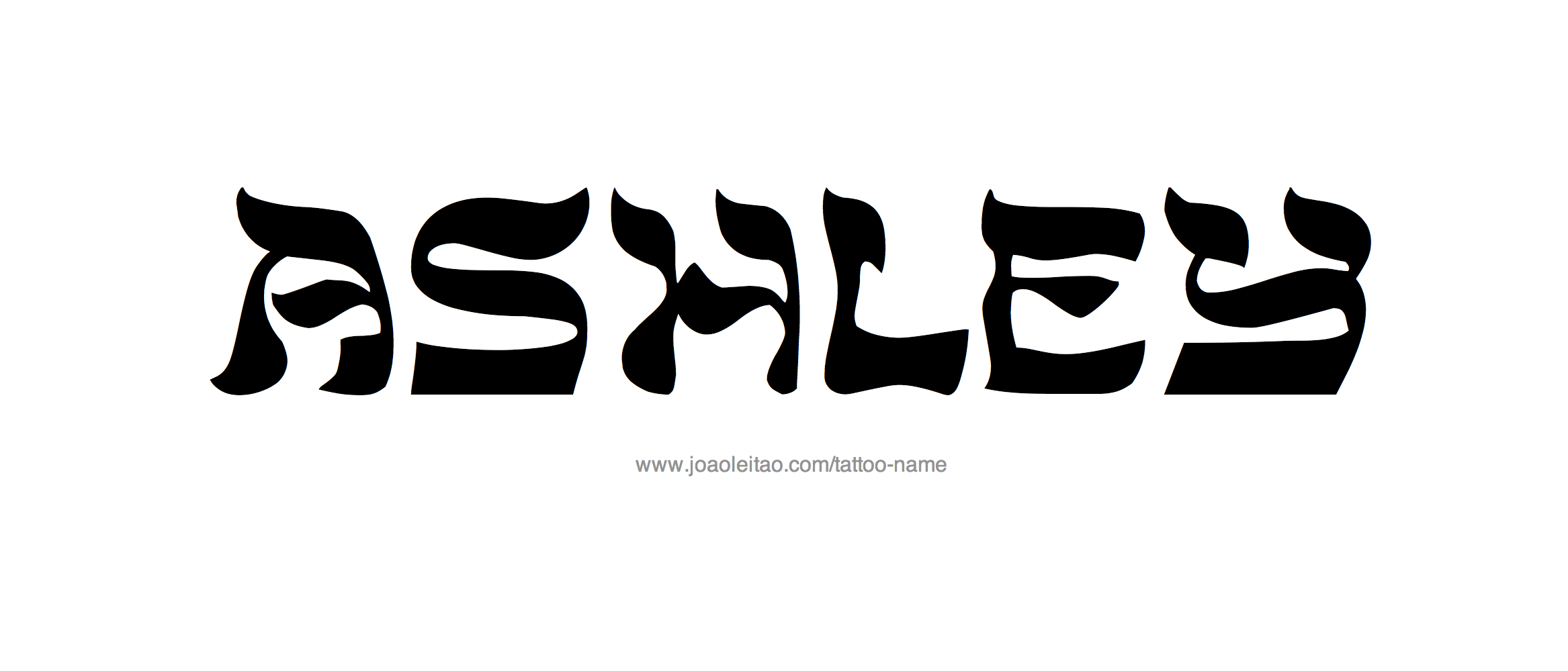 Ashley Name Tattoo Designs