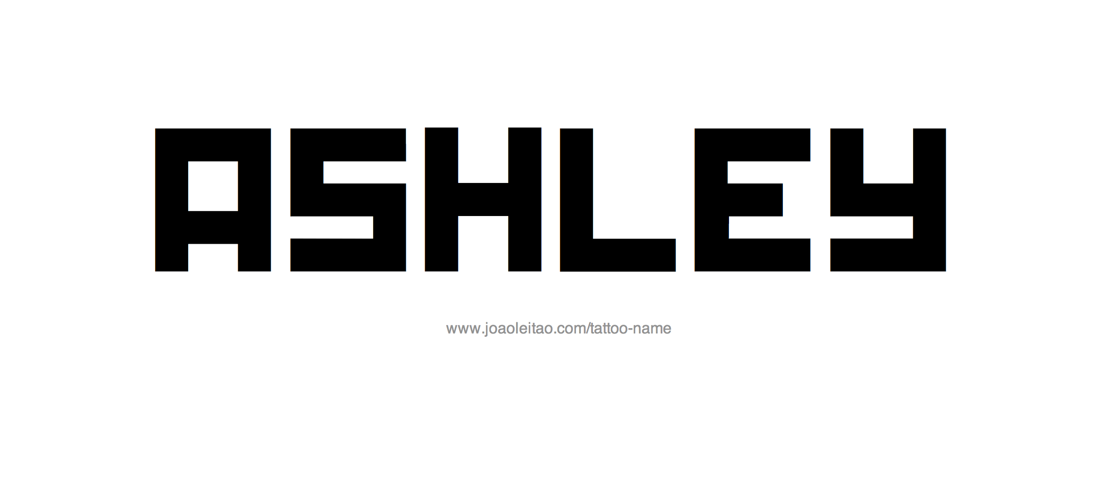 Ashley Name Tattoo Designs