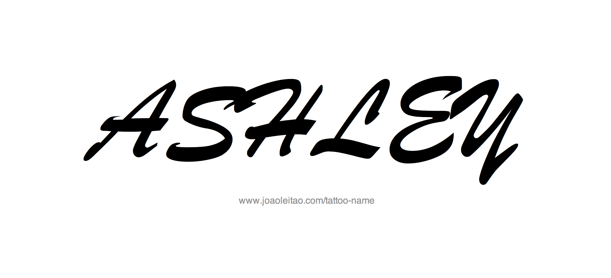 Ashley Name Tattoo Designs