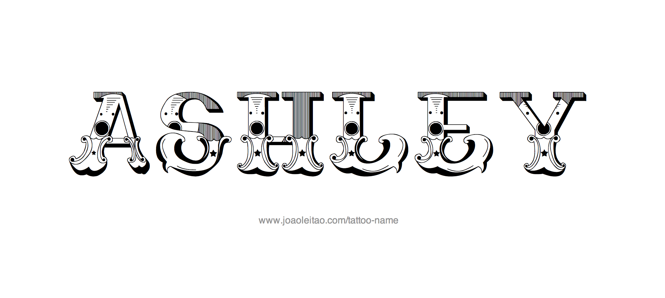 Ashley Name Tattoo Designs