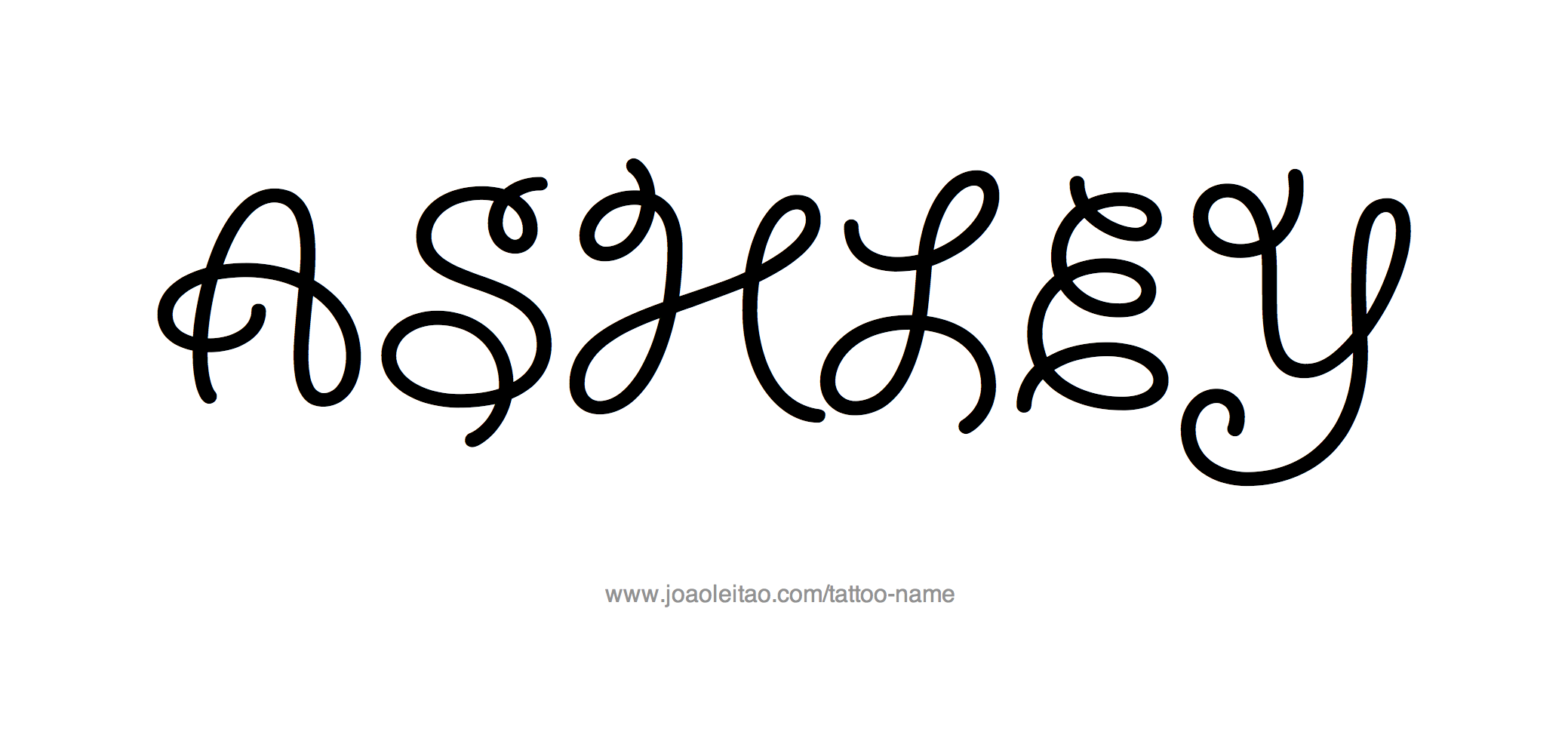 Ashley Name Tattoo Designs