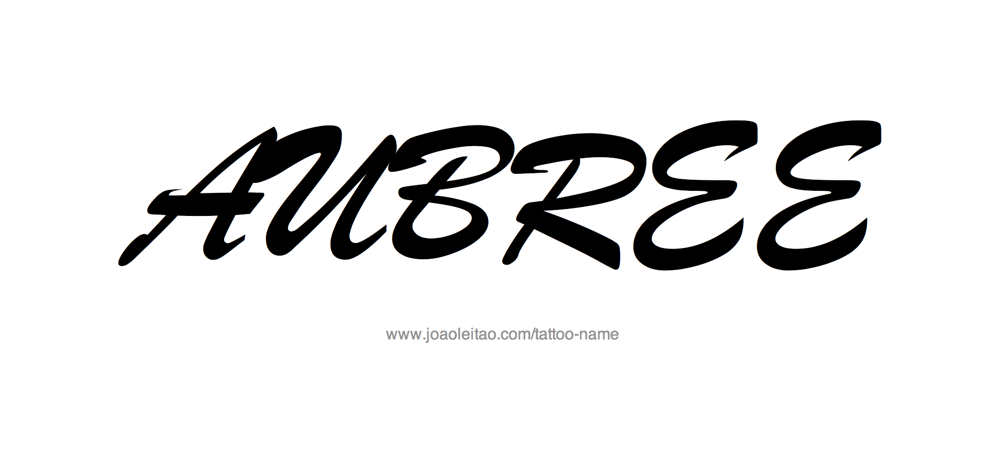 Aubree Name Tattoo Designs