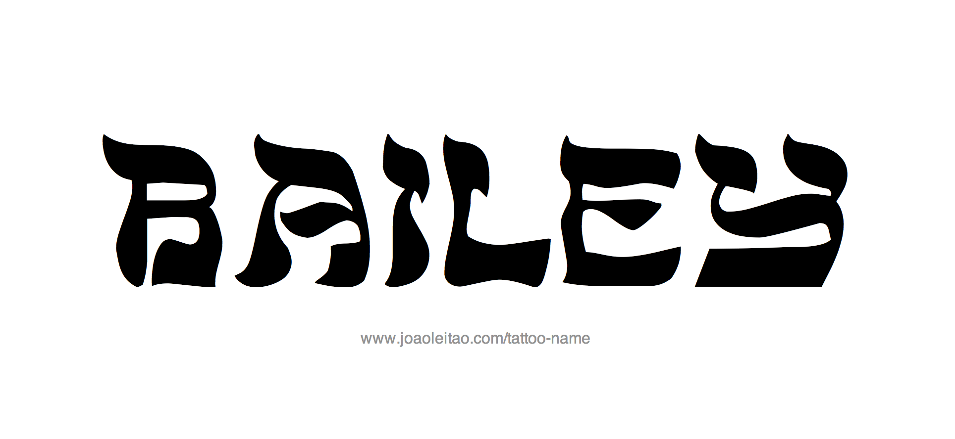 Bailey Name Tattoo Designs