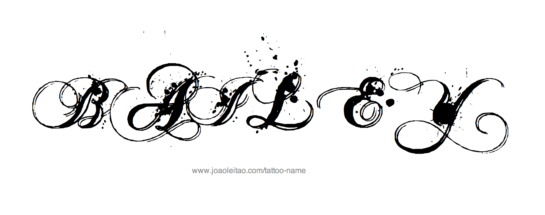 Bailey Name Tattoo Designs