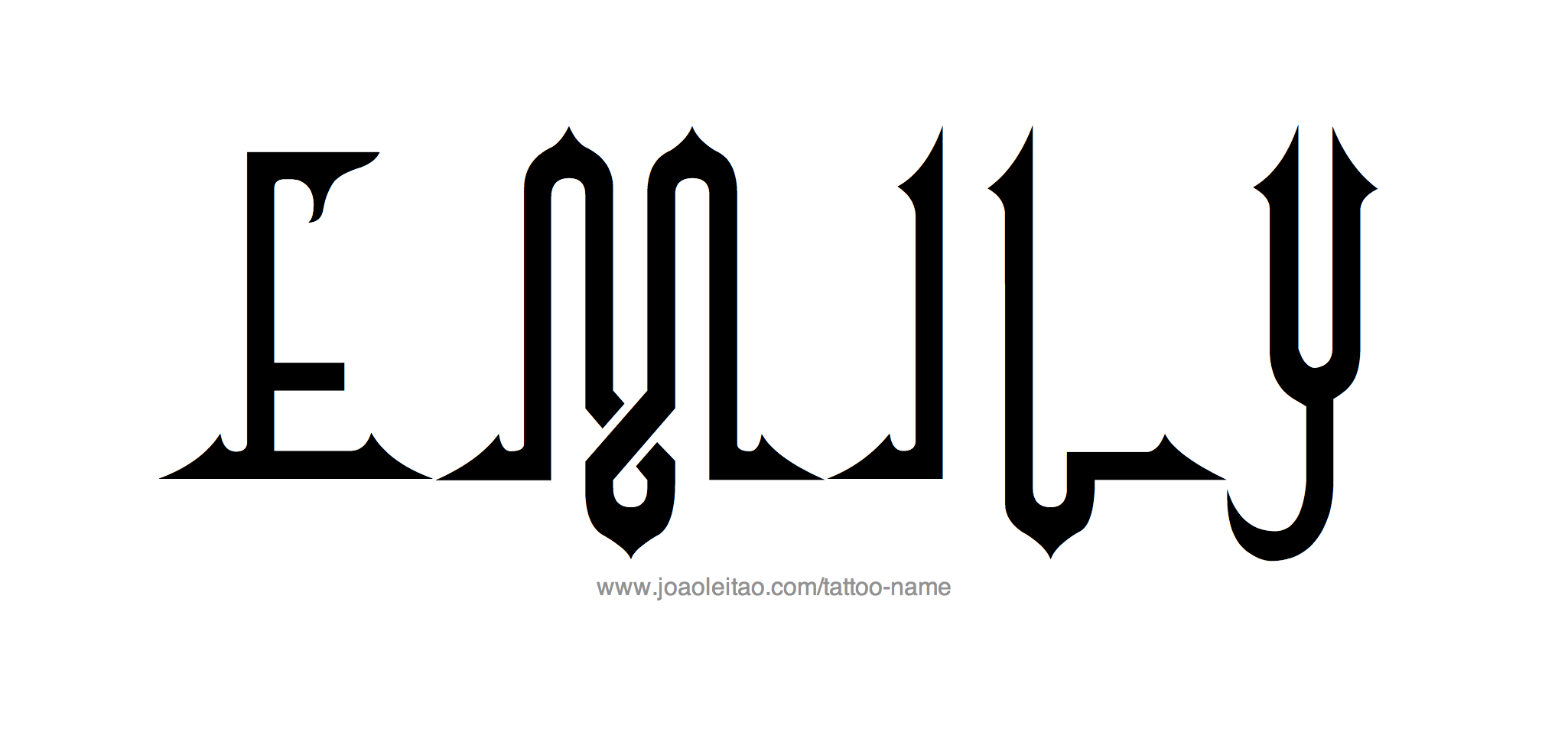 Emily Name Tattoo Designs