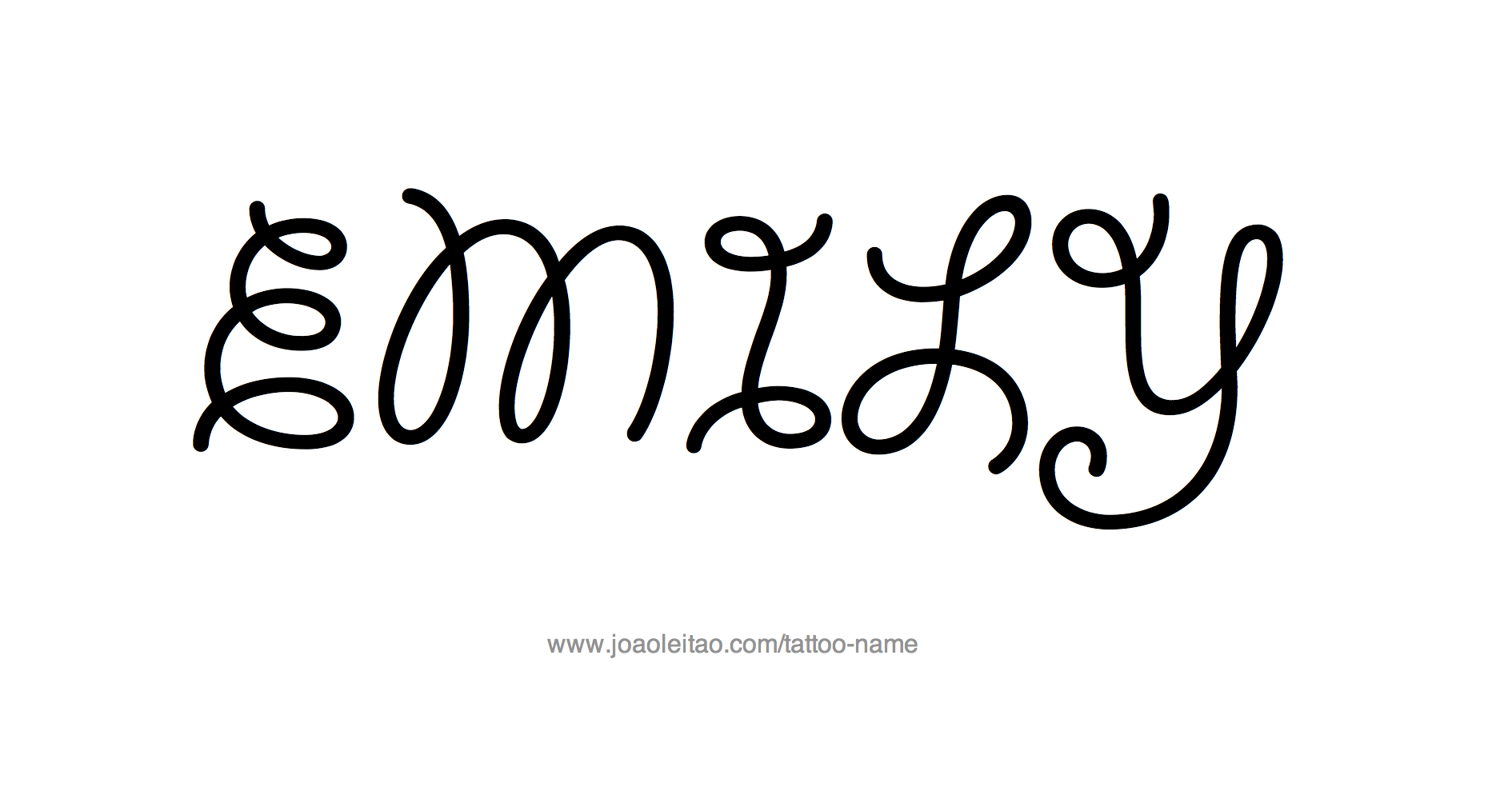 Emily Name Tattoo Designs