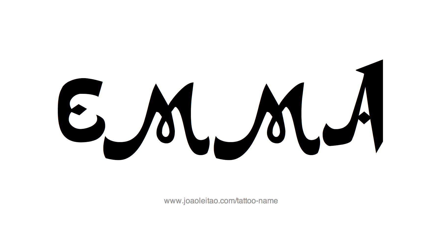 Emma Name Tattoo Designs