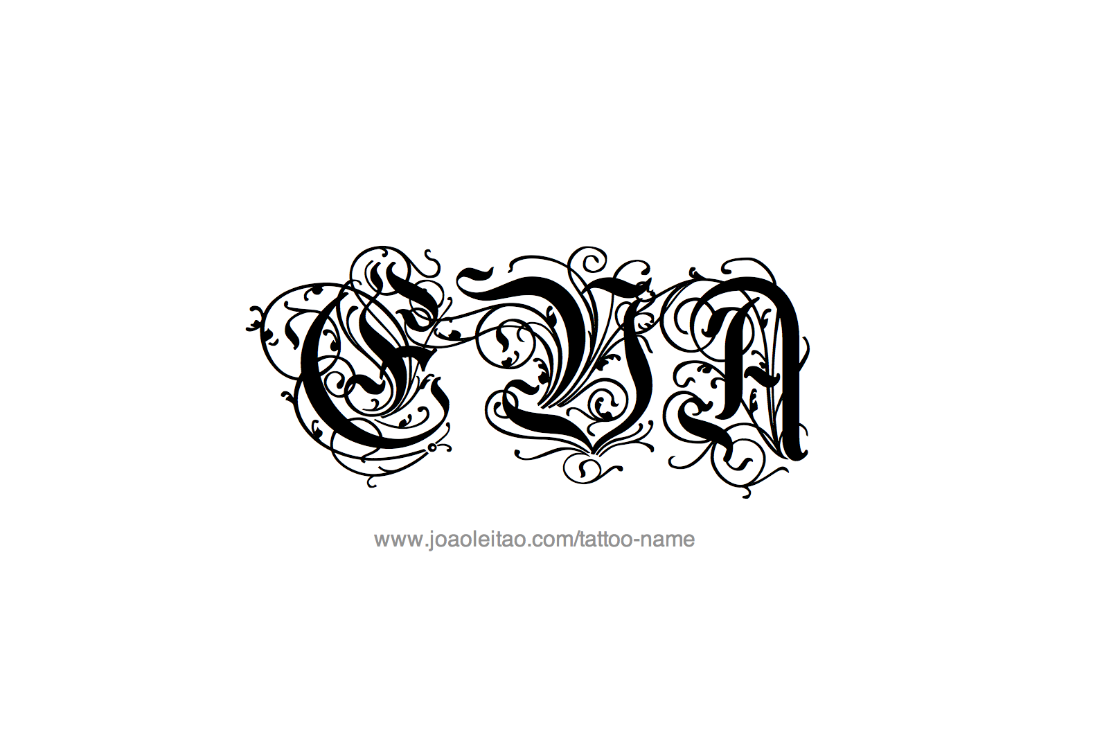 Eva Name Tattoo Designs