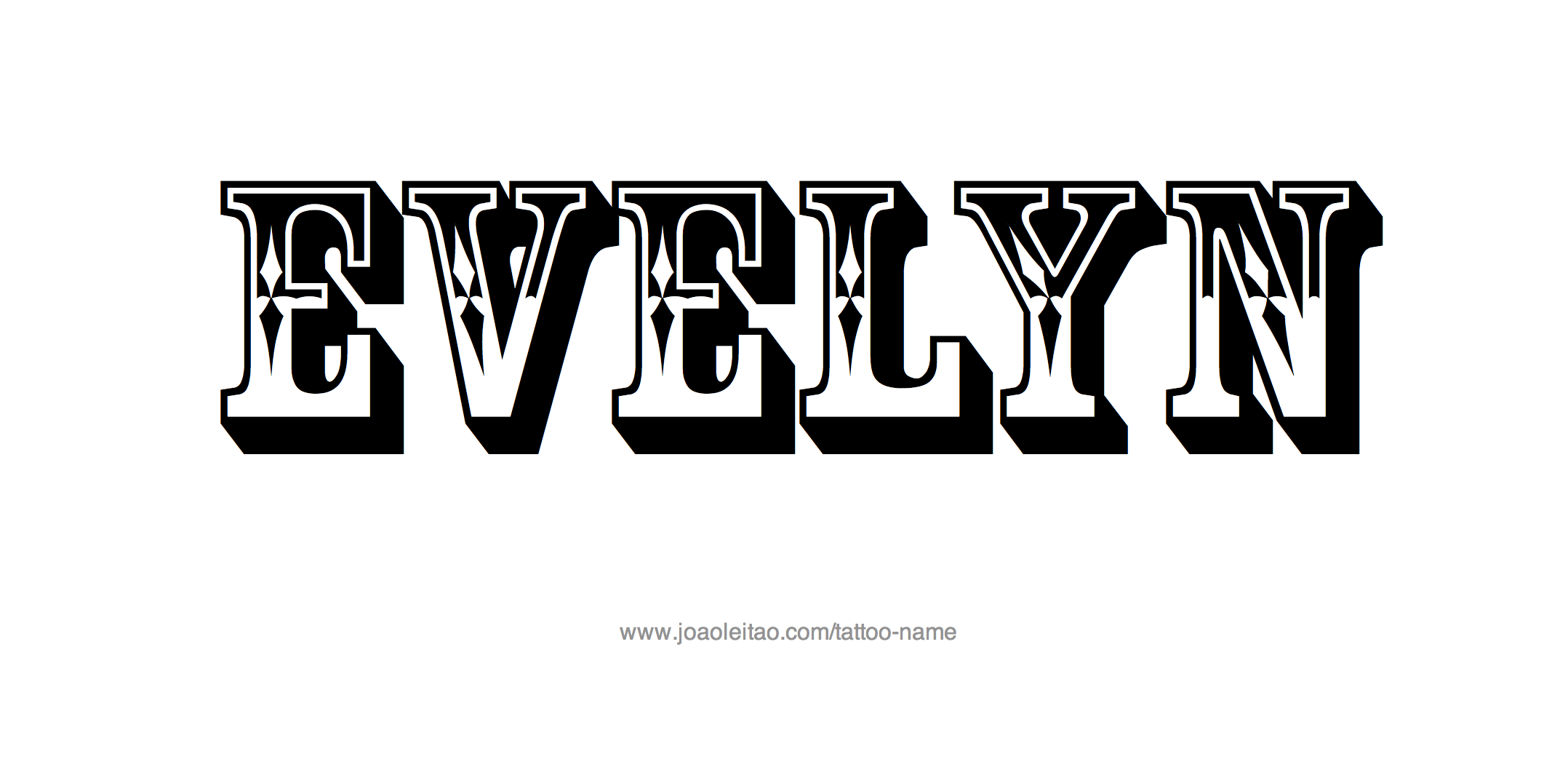Tattoo Design For Name Evelyn at Walter Belin blog