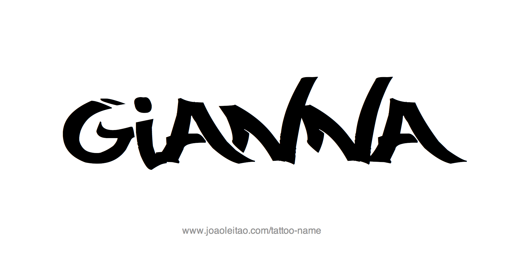 Gianna Name Tattoo Designs