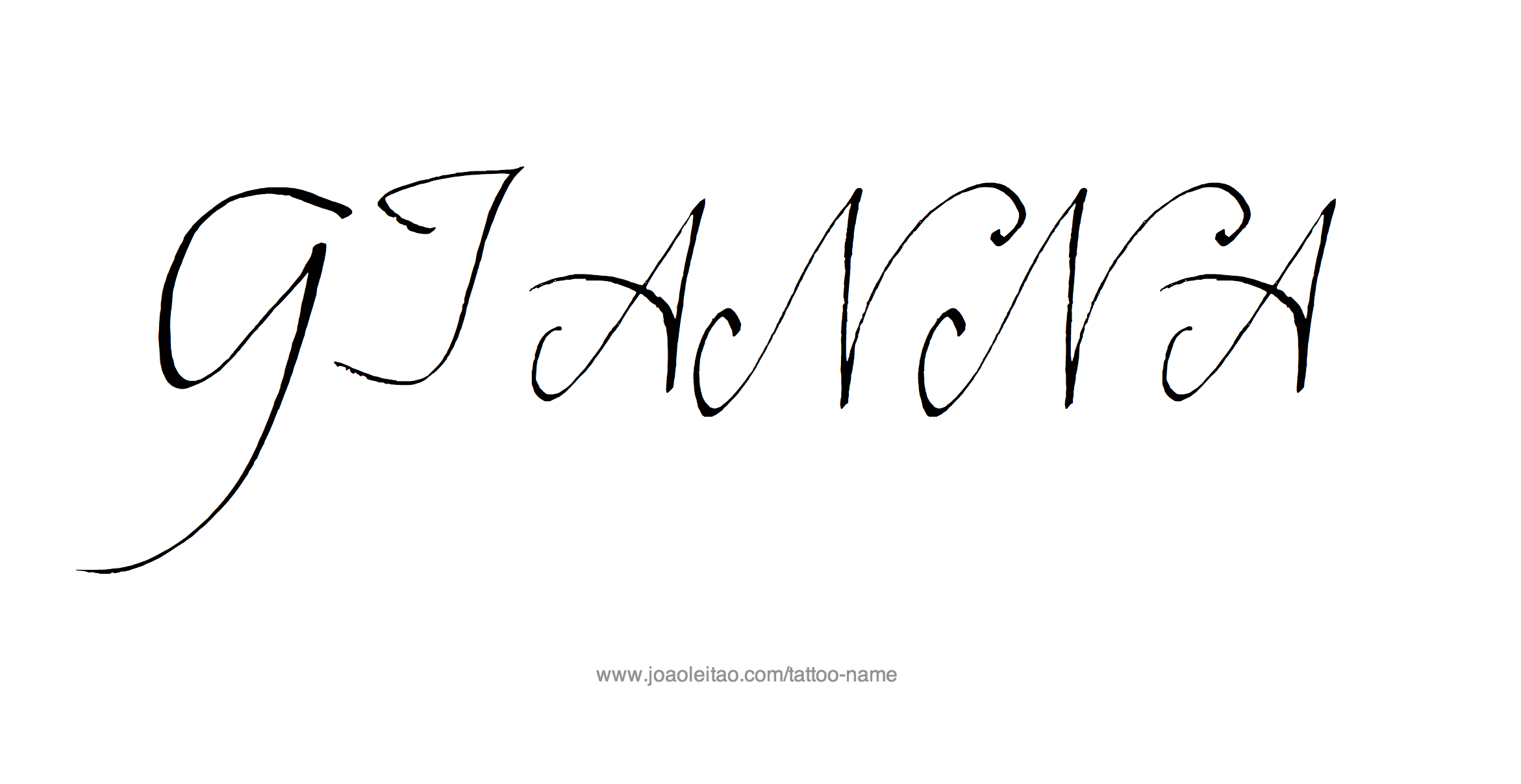 Gianna Name Tattoo Designs