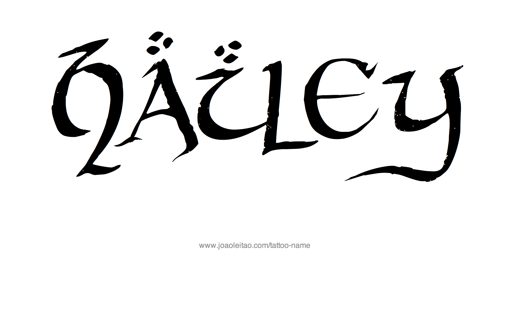 Hailey Name Tattoo Designs