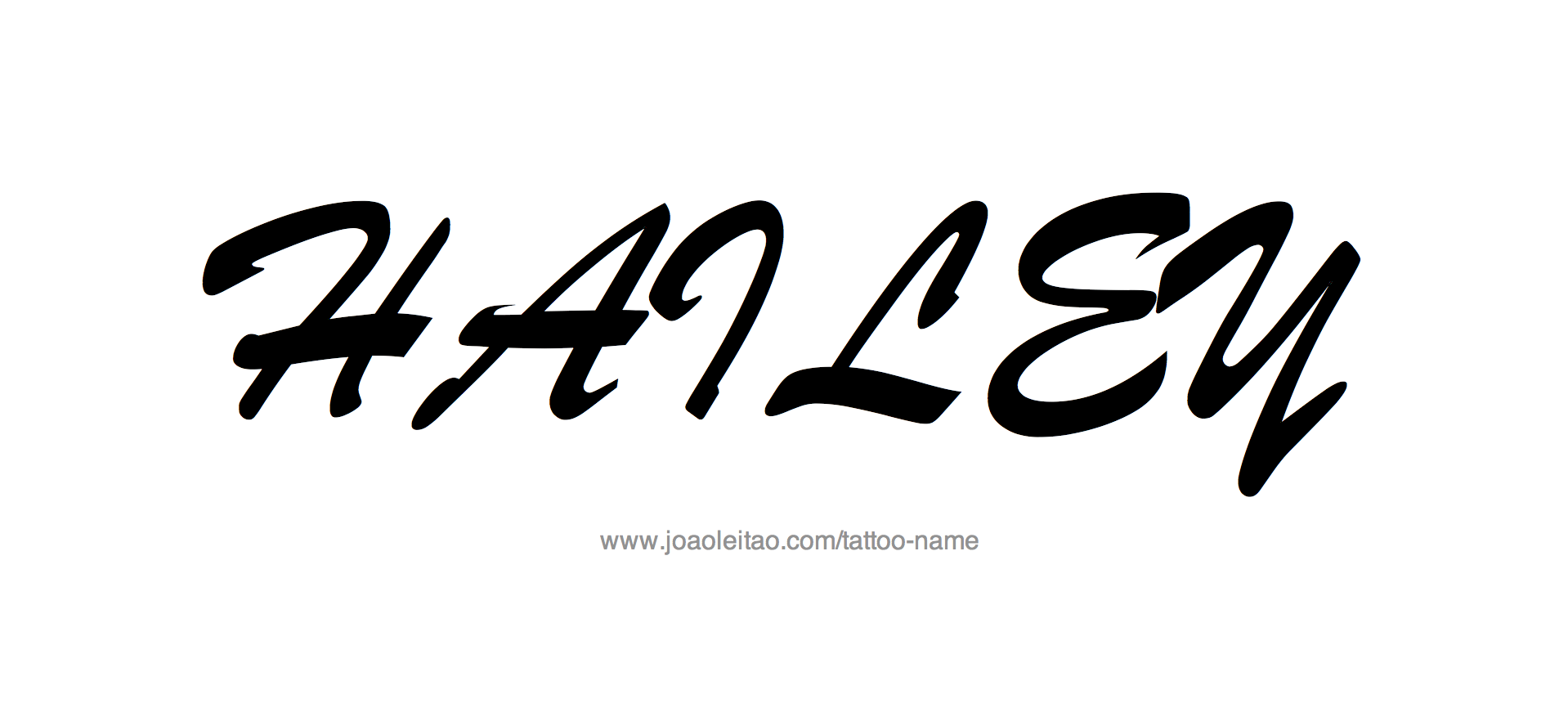 Hailey Name Tattoo Designs