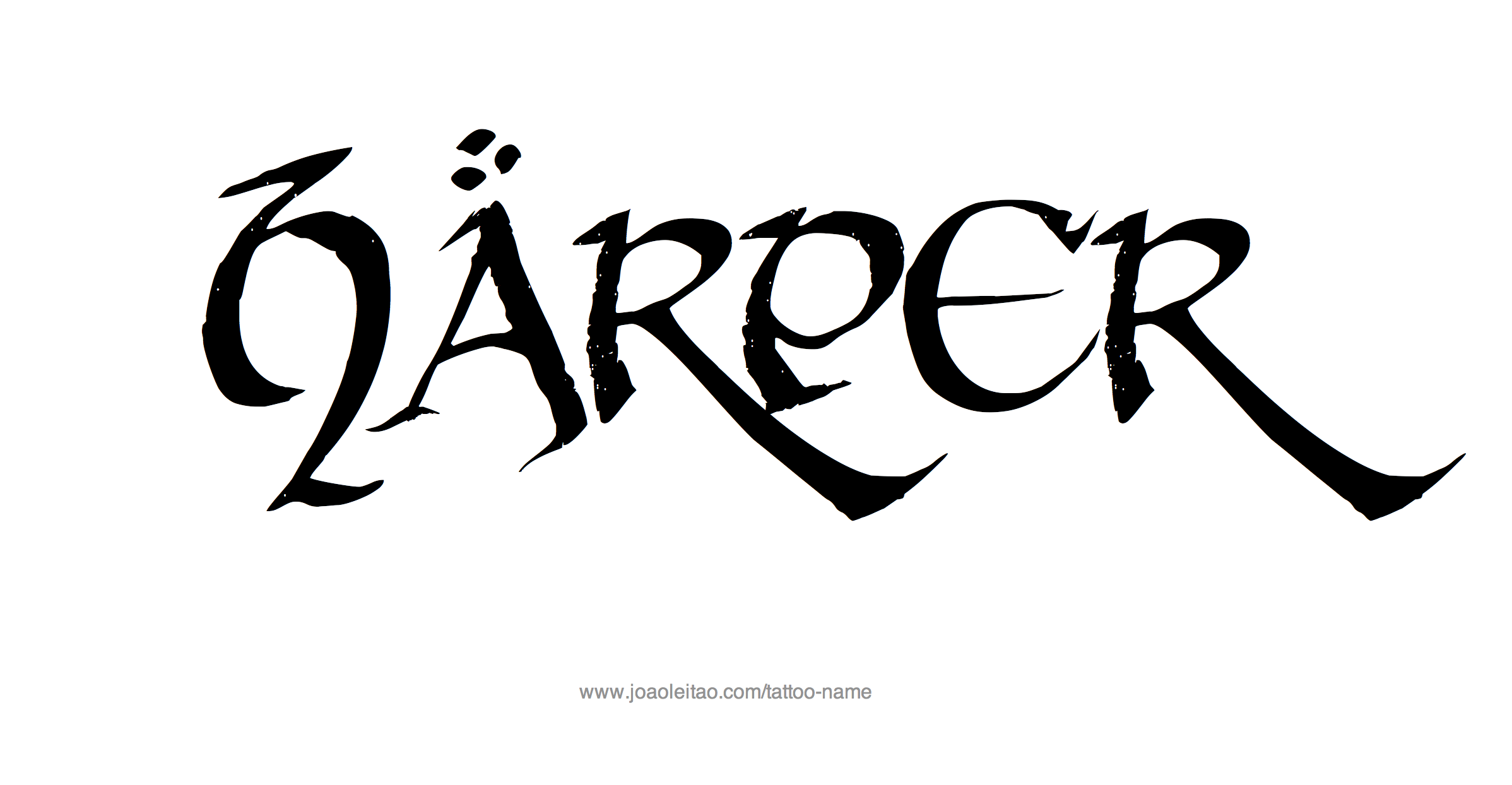 Harper Name Tattoo Designs