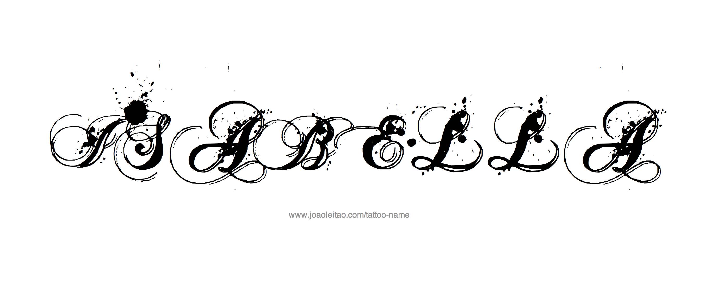 Isabella Name Tattoo Designs