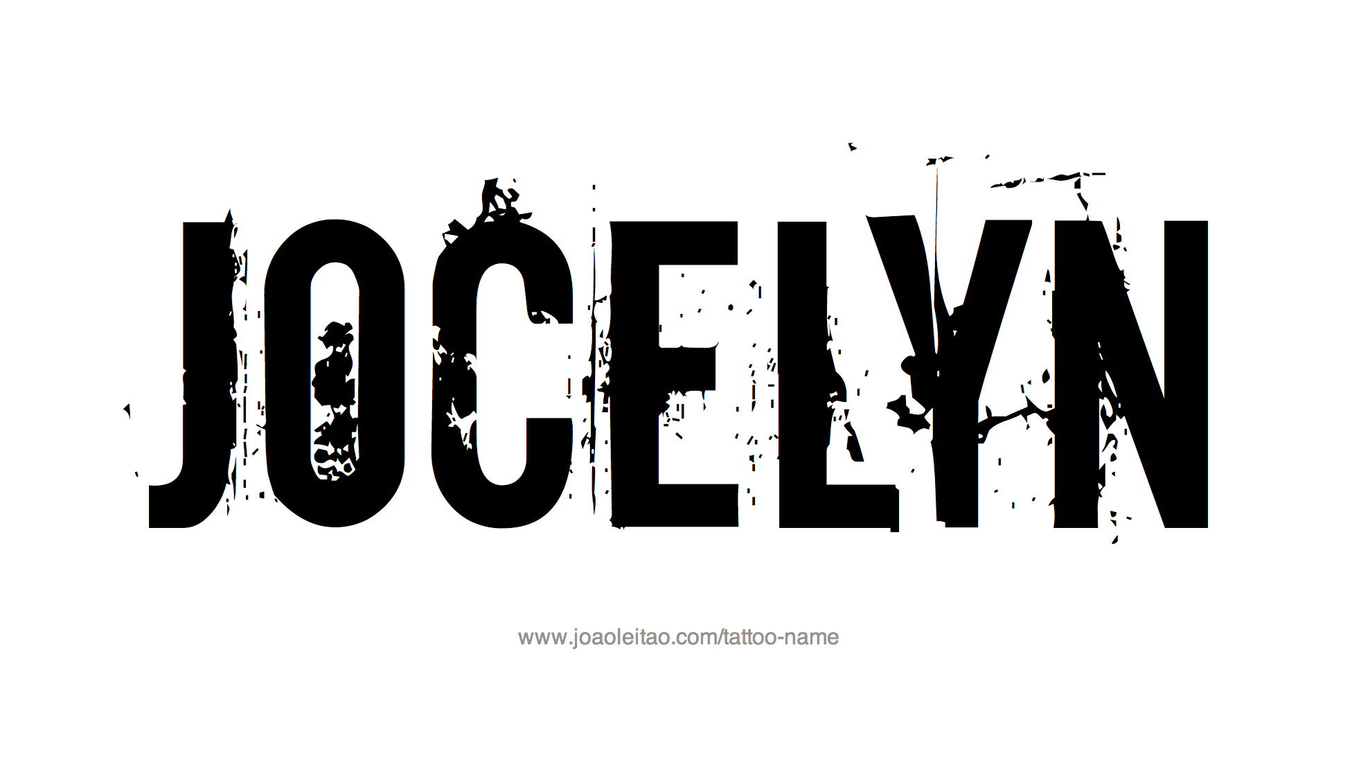 Jocelyn Name Tattoo Designs
