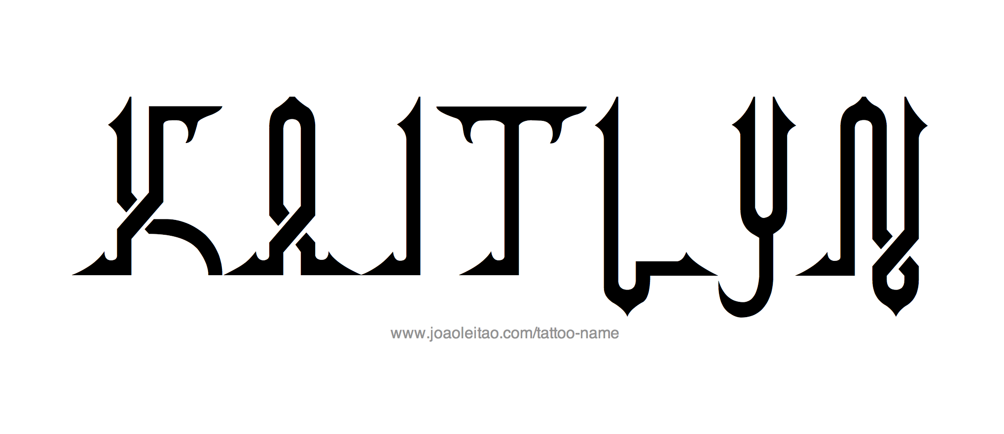 Kaitlyn Name Tattoo Designs