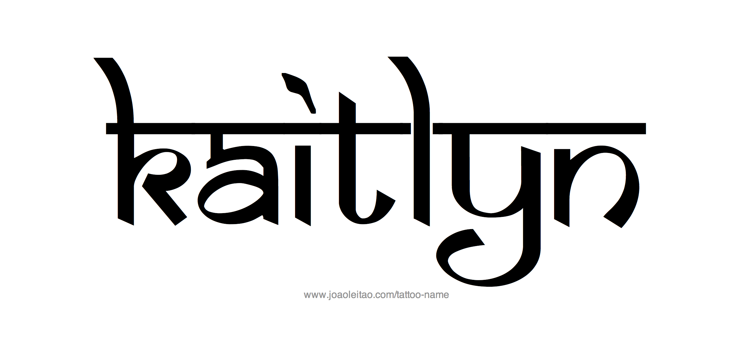Kaitlyn Name Tattoo Designs