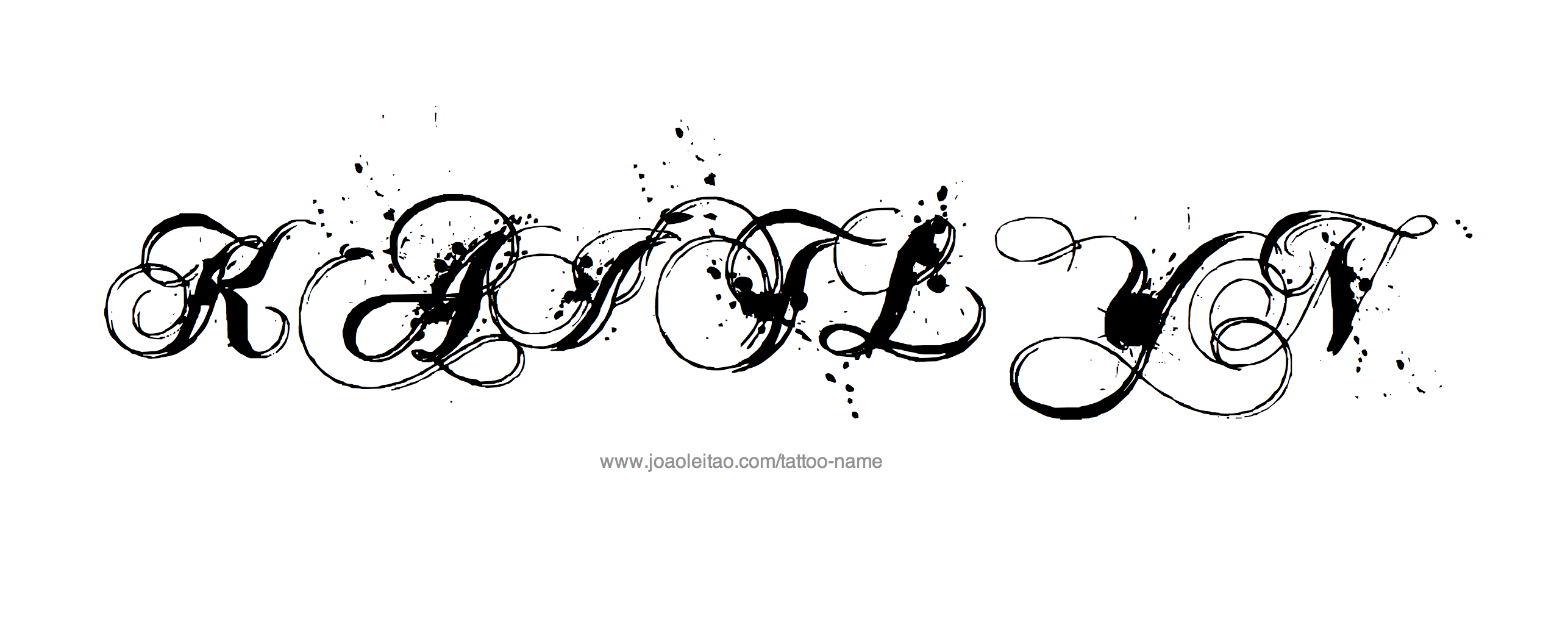 Kaitlyn Name Tattoo Designs