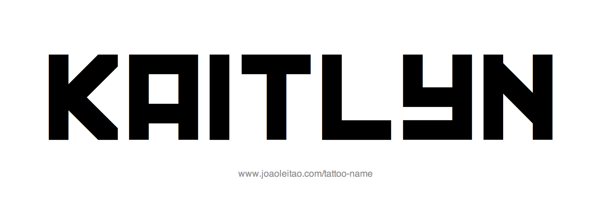 Kaitlyn Name Tattoo Designs