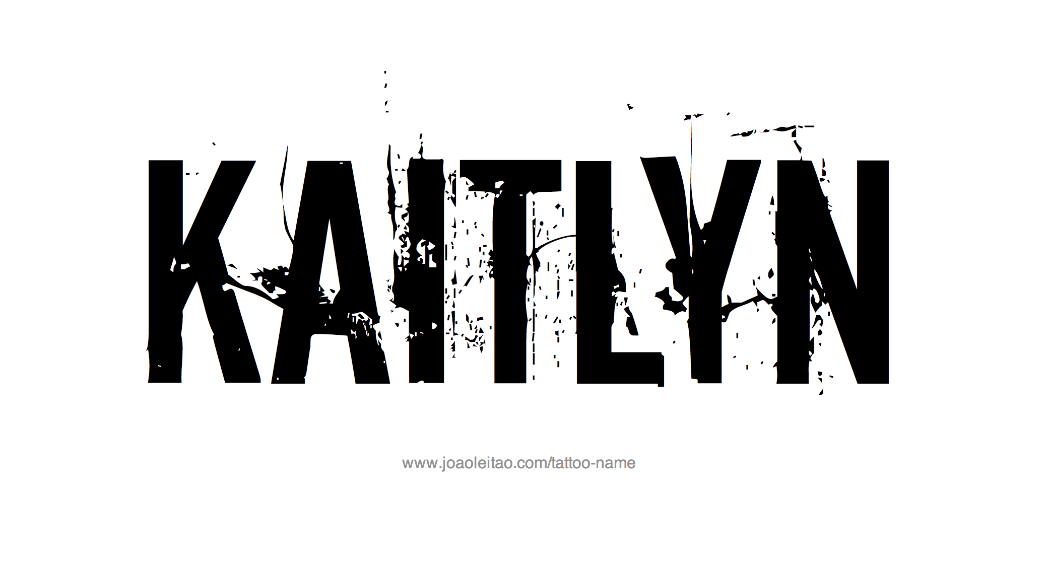 Kaitlyn Name Tattoo Designs