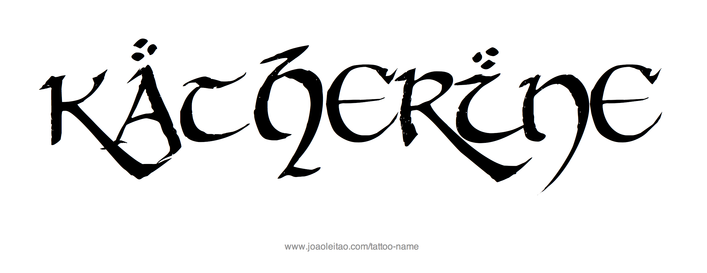 Katherine Name Tattoo Designs