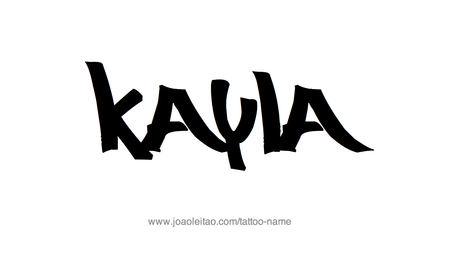 Kayla Name Tattoo Designs