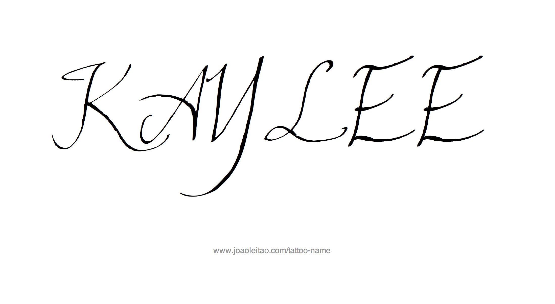 Kaylee Name Tattoo Designs