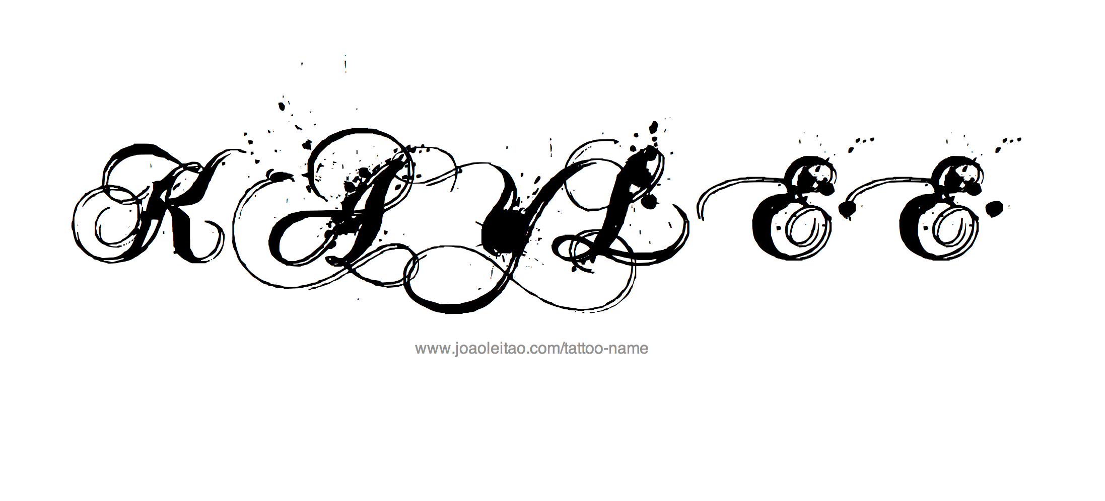 Kaylee Name Tattoo Designs