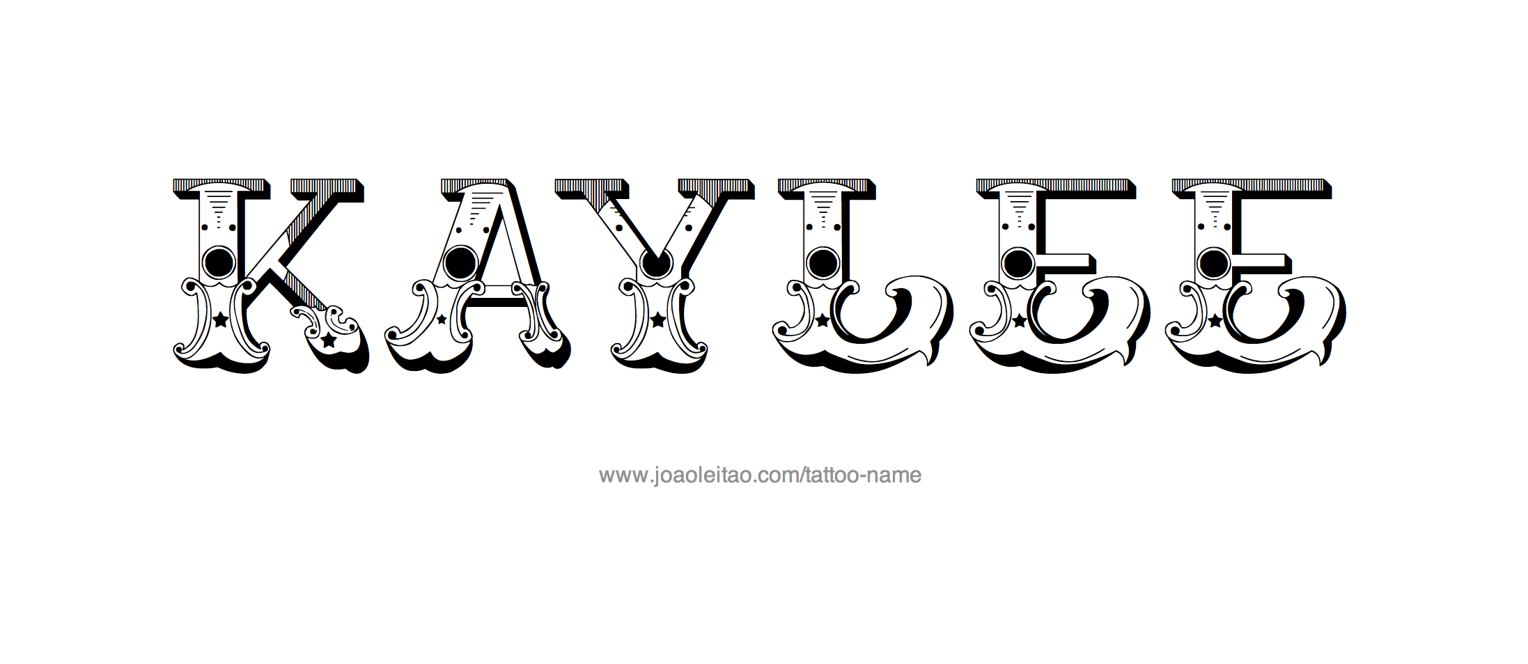 Kaylee Name Tattoo Designs
