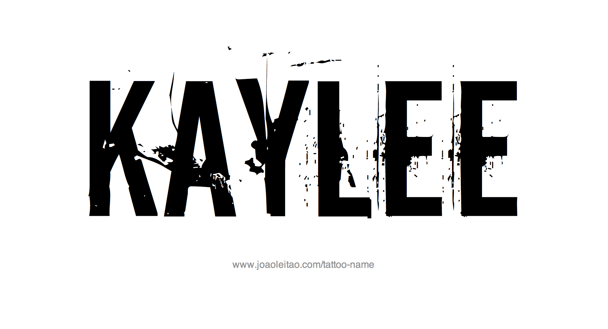 Kaylee Name Tattoo Designs