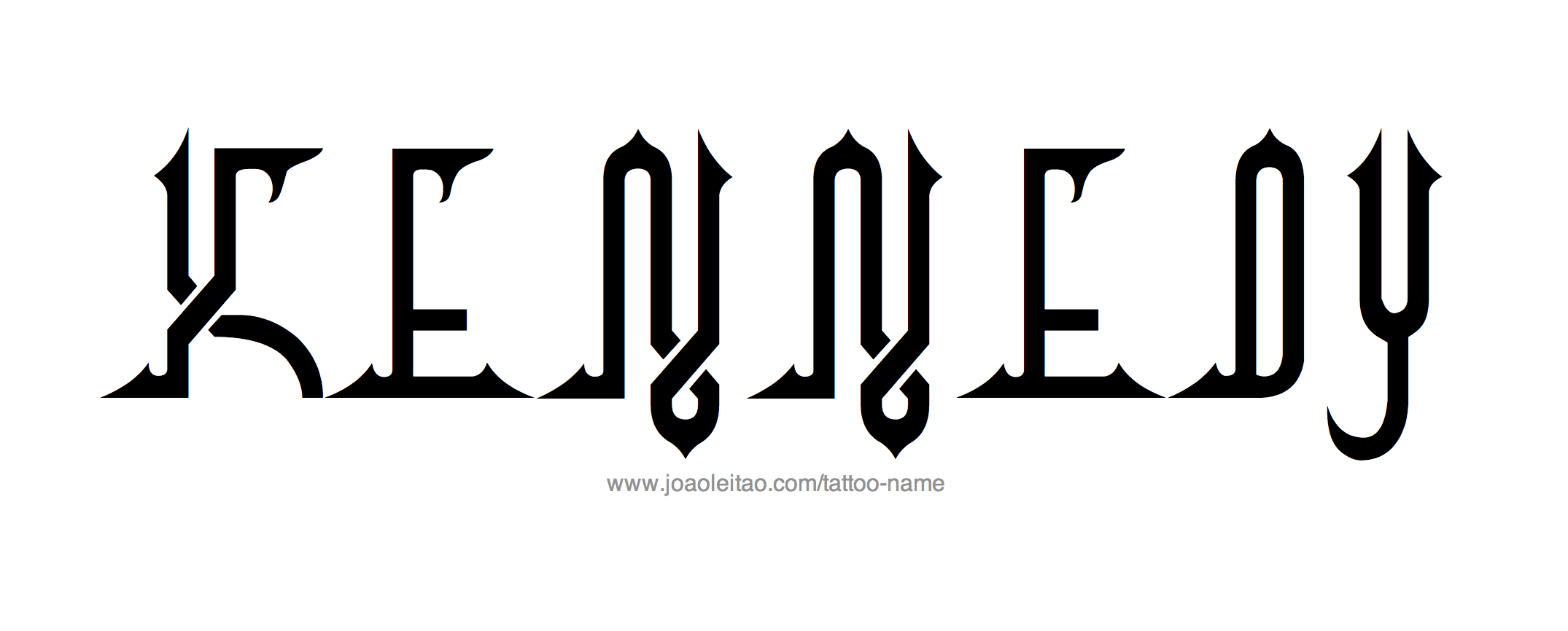 Kennedy Name Tattoo Designs