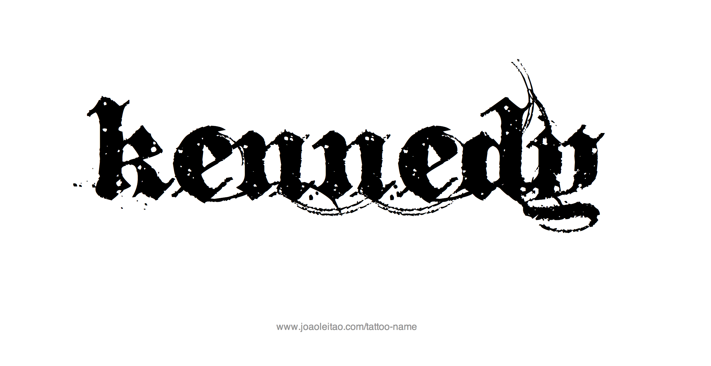 Kennedy Name Tattoo Designs