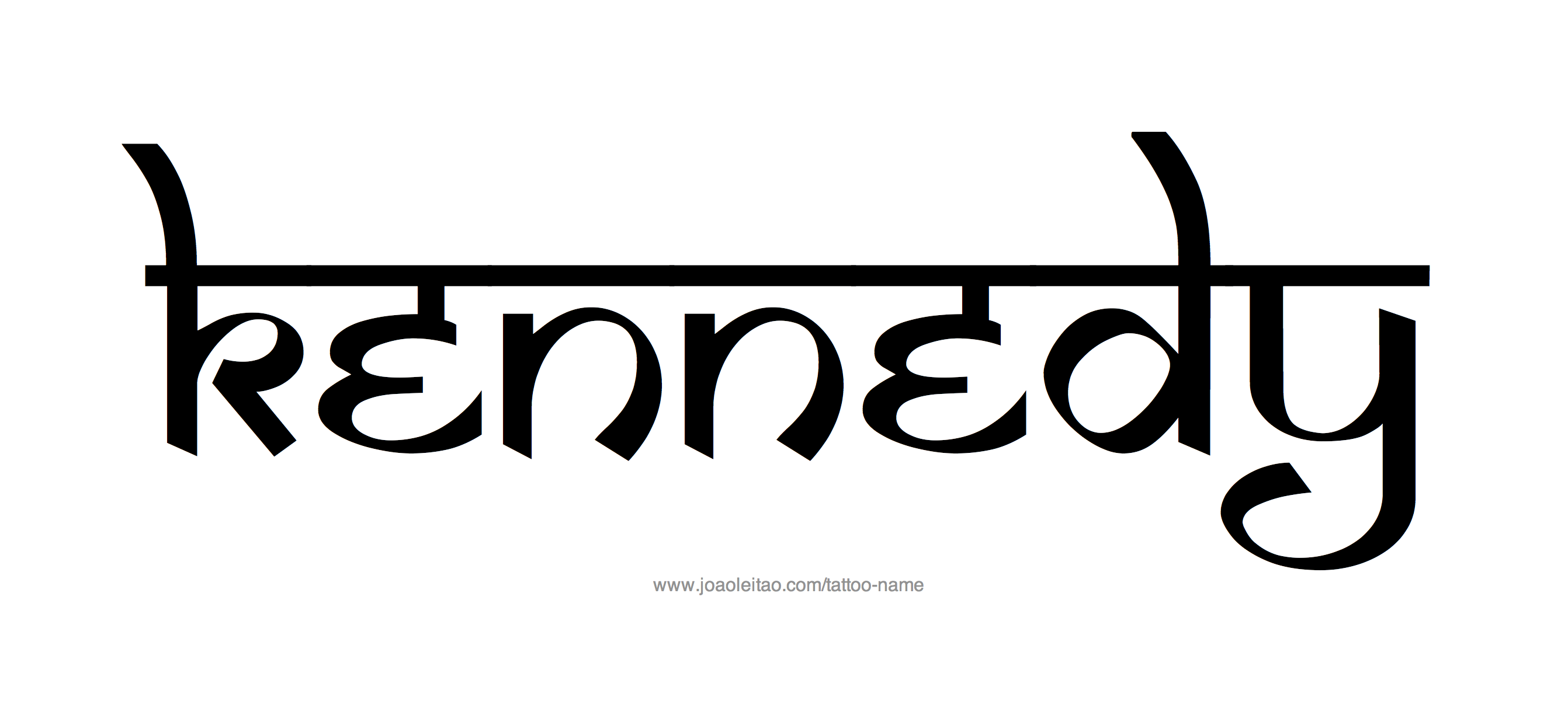 Kennedy Name Tattoo Designs