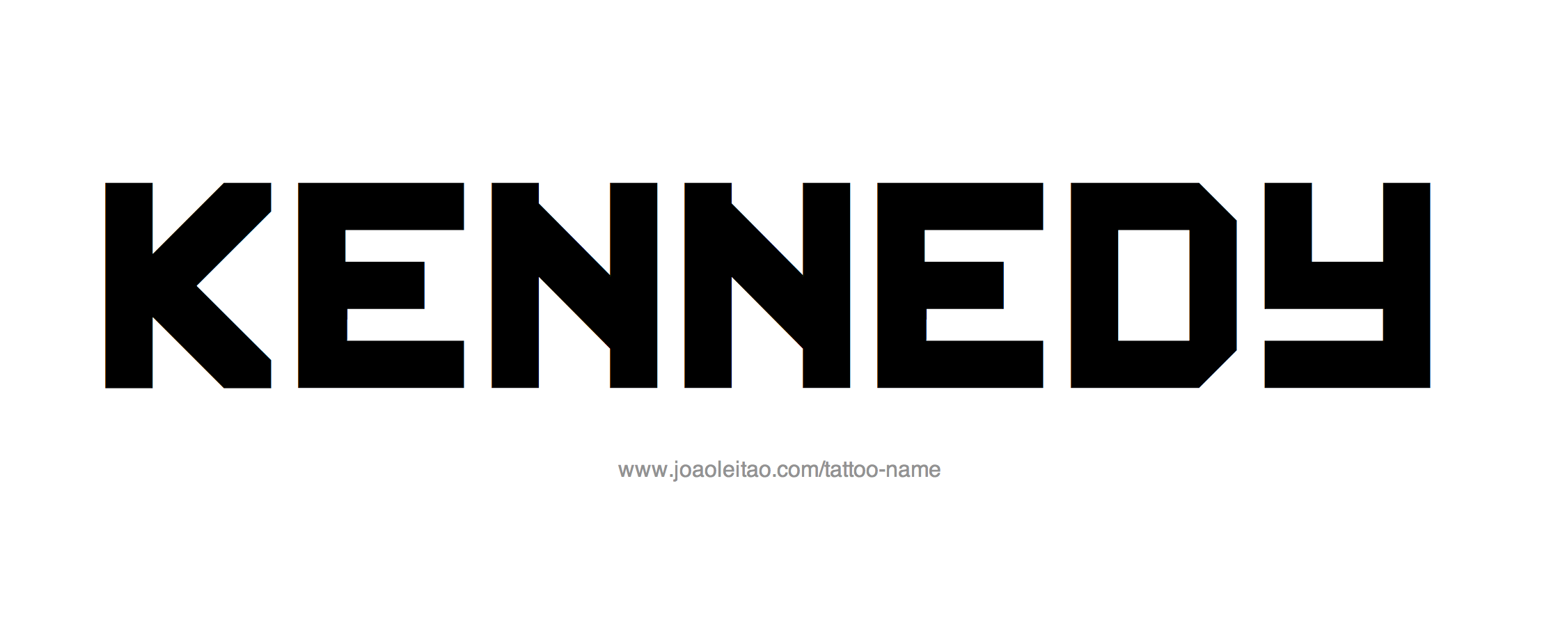 Kennedy Name Tattoo Designs