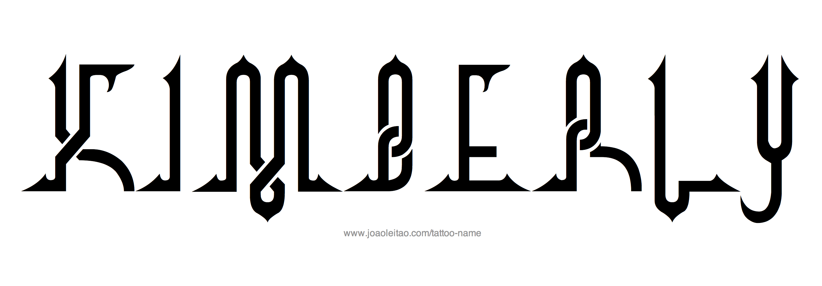 Kimberly Name Tattoo Designs