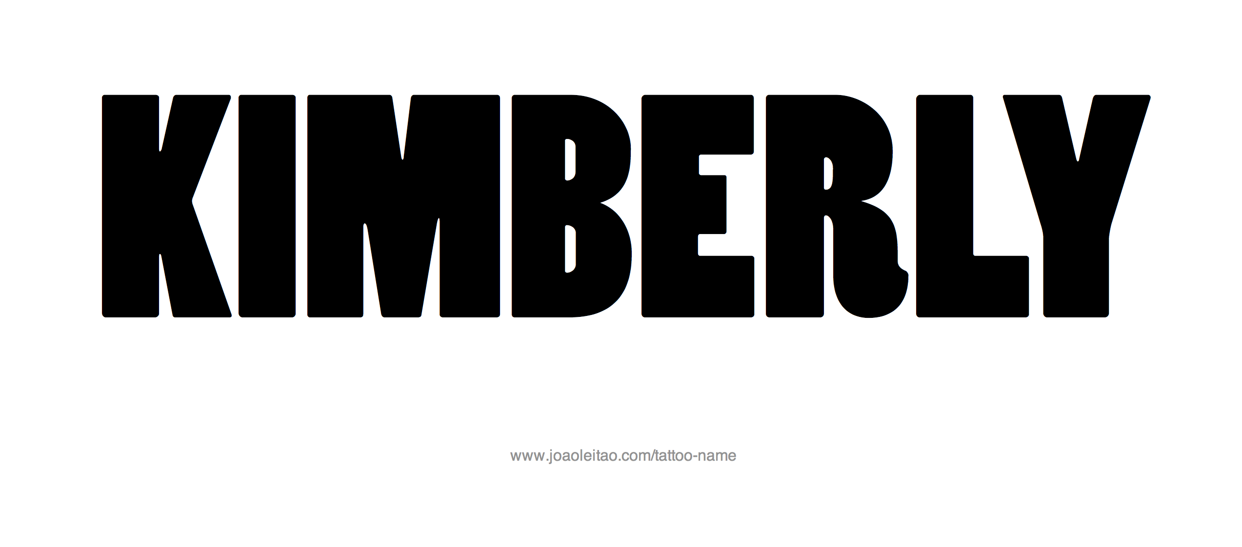 Kimberly Name Tattoo Designs