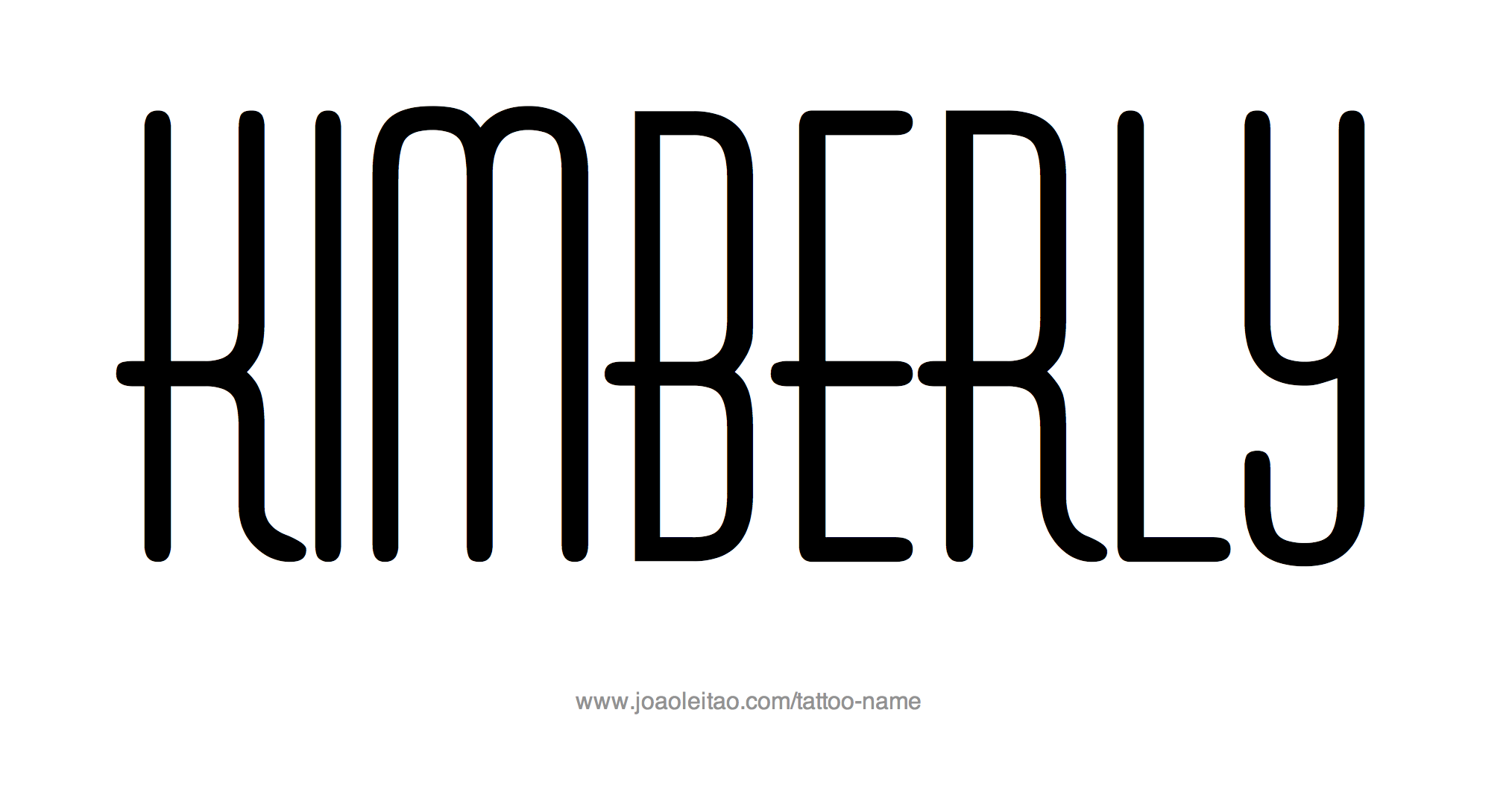 Kimberly Name Tattoo Designs