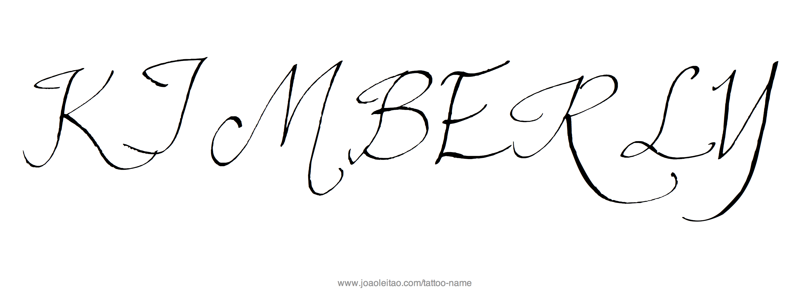Kimberly Name Tattoo Designs