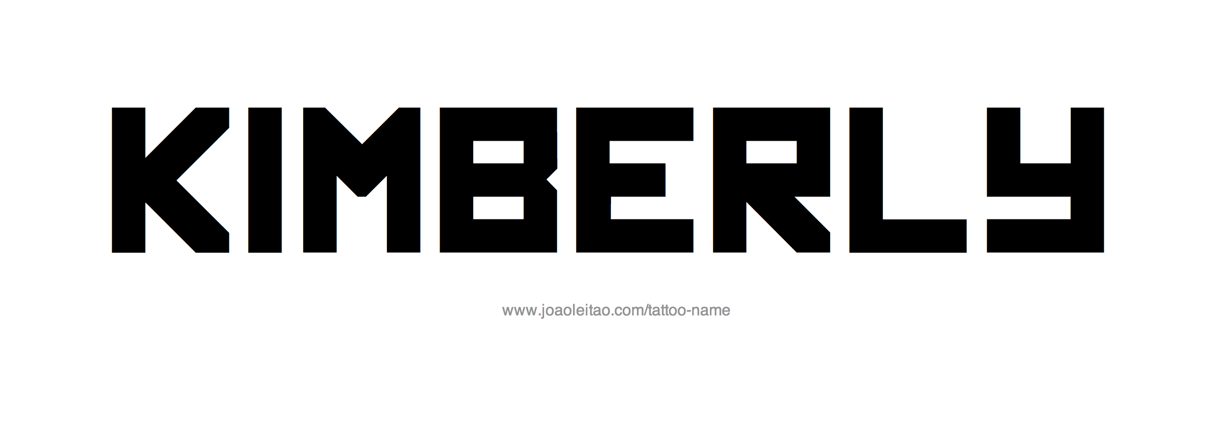 Kimberly Name Tattoo Designs