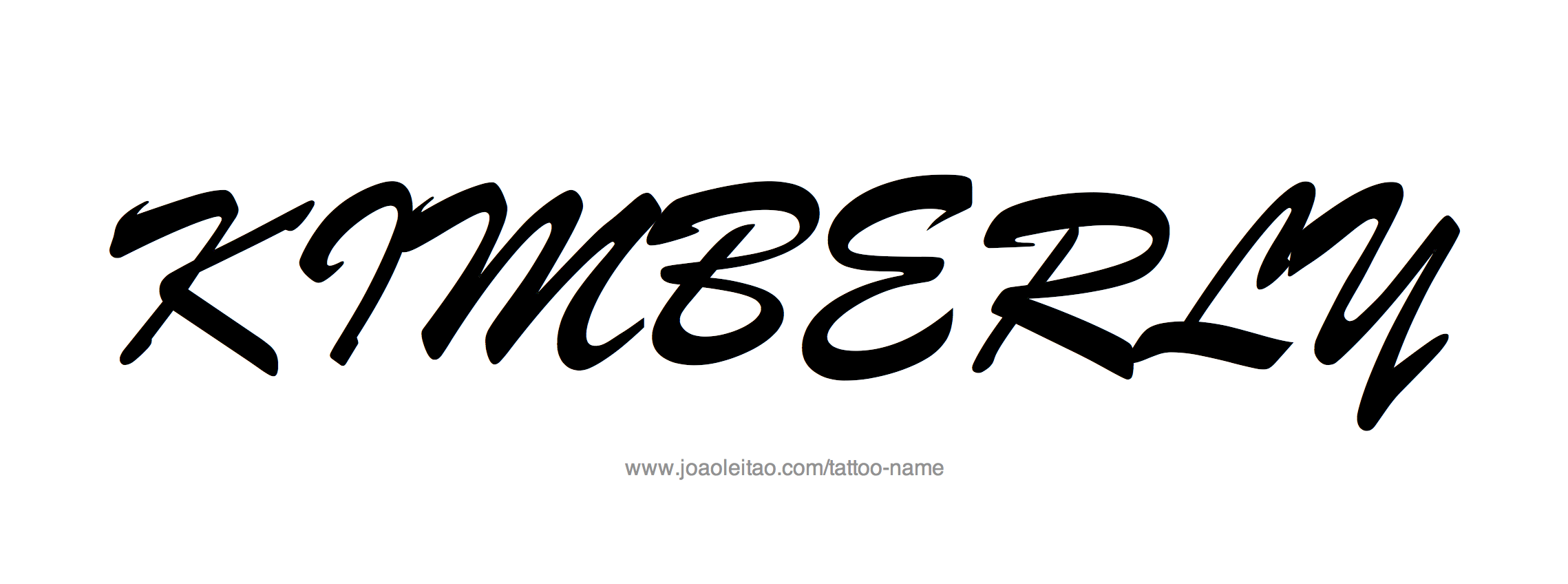 Kimberly Name Tattoo Designs